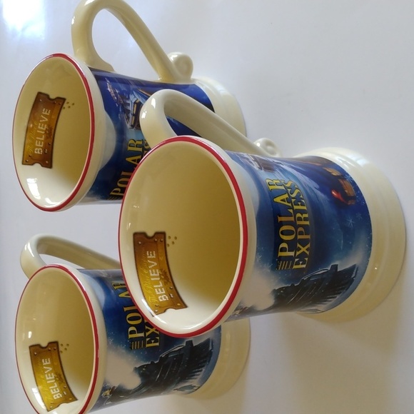 polar express | Dining | New Three Polar Express Mugs Three Mugs | Poshmark